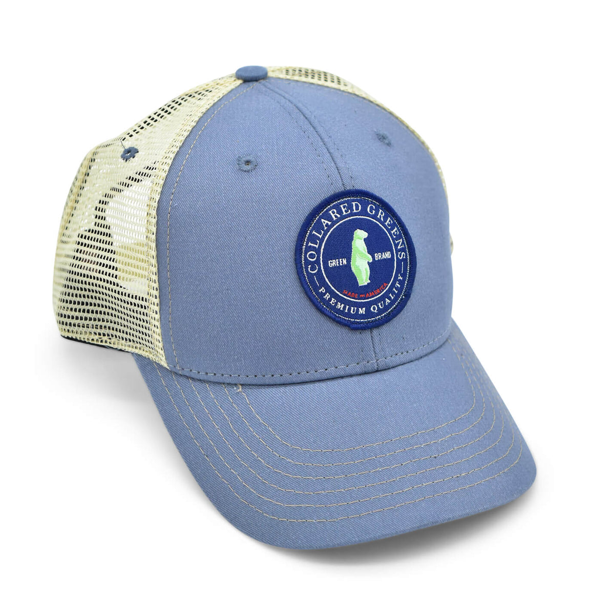 CG Logo: Badged Trucker Cap - Shoal Blue – Bird Dog Bay